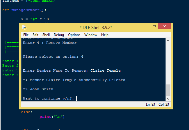 Simple Member Management System In Python Free Source Code Sourcecodester 2606
